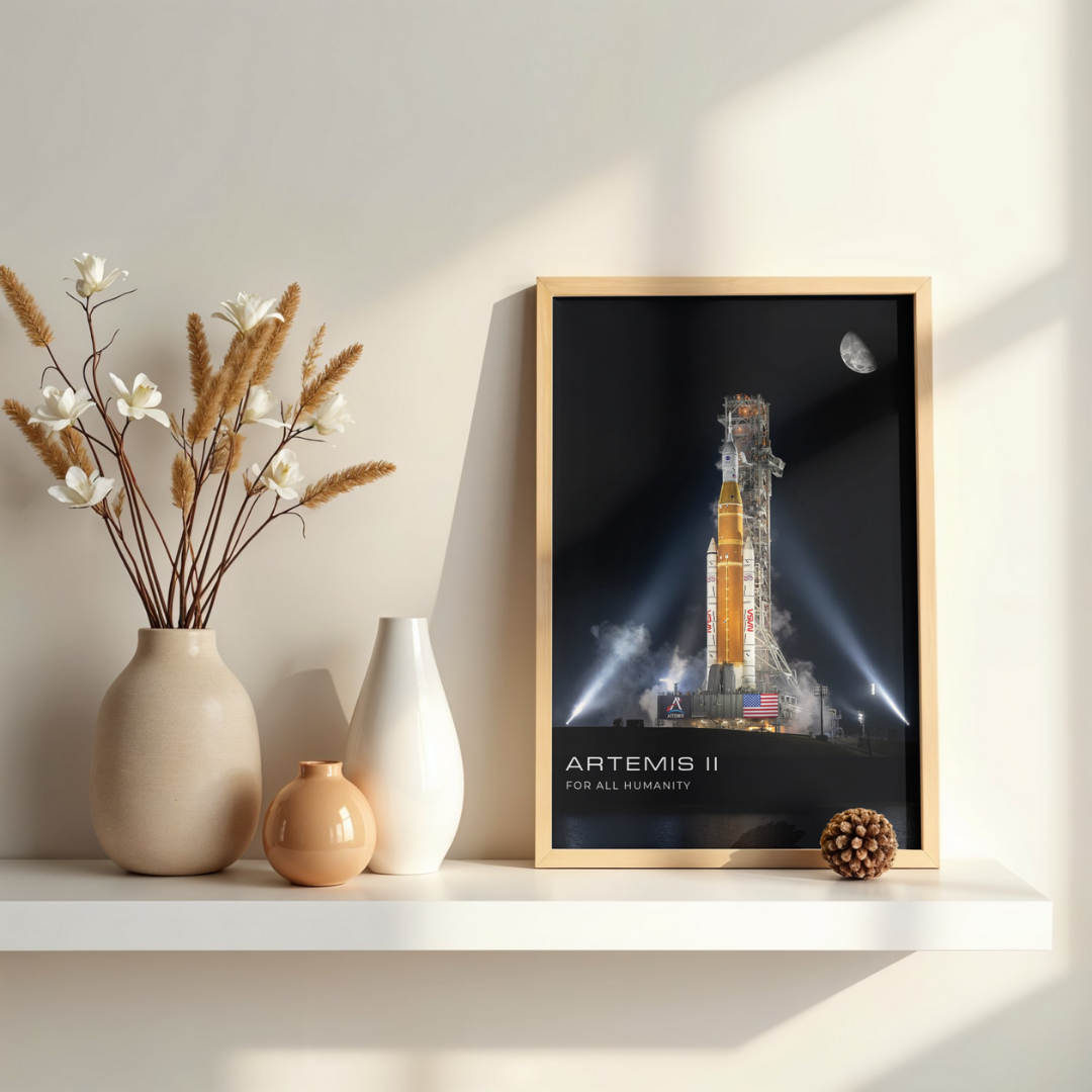 Artemis II Poster - NASA Orion Spacecraft Wall Art - Moon Mission Prin ...